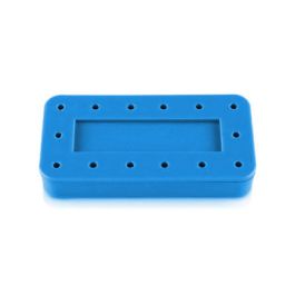 Bur Block 14 Hole Rectangular (Plasdent)